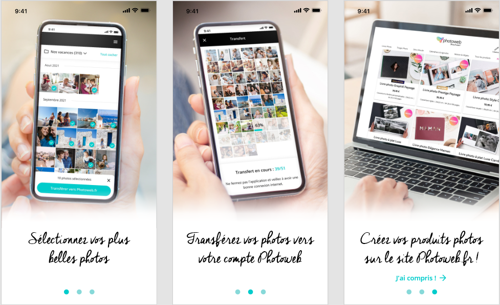 FAQ appli myPhotoweb